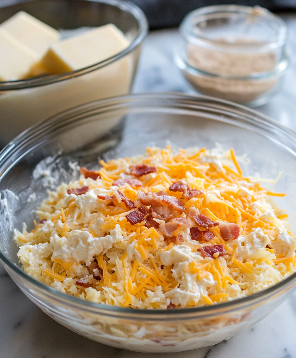 Deep-Dish Loaded Hash Brown Casserole - Tanya Recipes